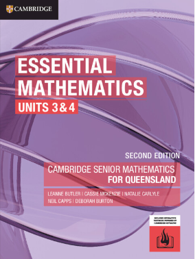 Essential Mathematics Units 3&4 for Queensland 2nd Edition | Harleys ...
