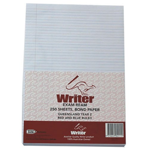 Lined Paper A4 Pk 250 Sheets Year 2 Rule Qld Portrait | Harleys - The ...